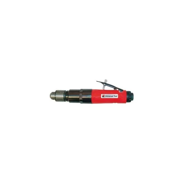 Florida Pneumatic Universal Tool Reversible Straight Air Drill, Jacobs, 1/4" Chuck, 6000 RPM ...